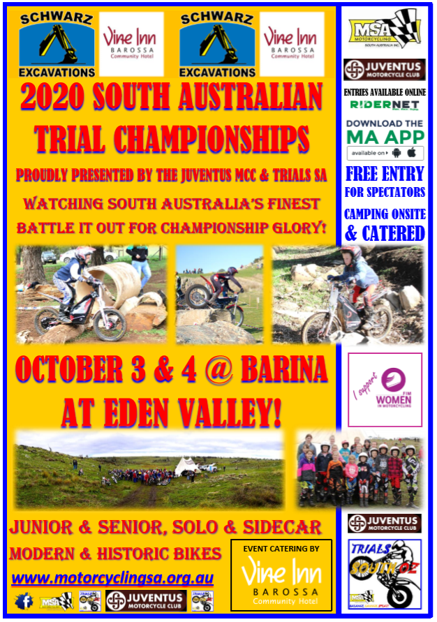 TRIALS SA & THE JUVENTUS MCC GEAR UP FOR 2020 SA TRIAL CHAMPIONSHIPS ...