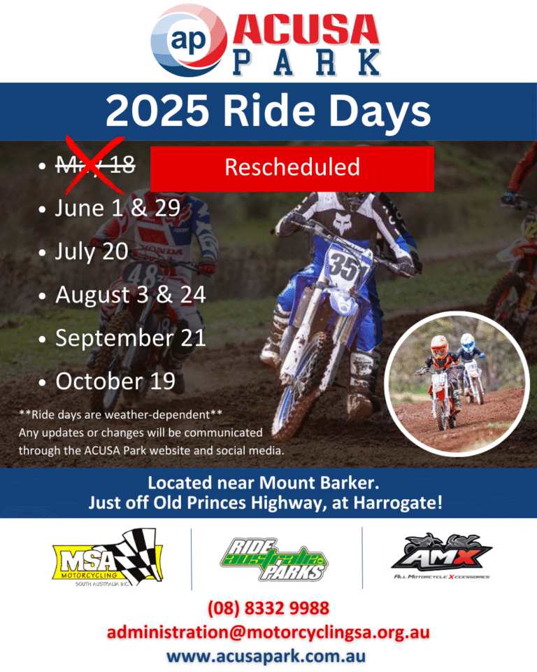 ACUSA Park - Motorcycling SA